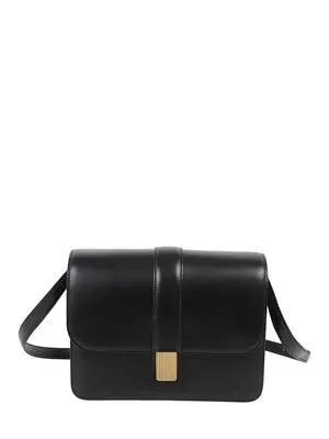 Khaite Mini Calfskin Shoulder Bag - Black