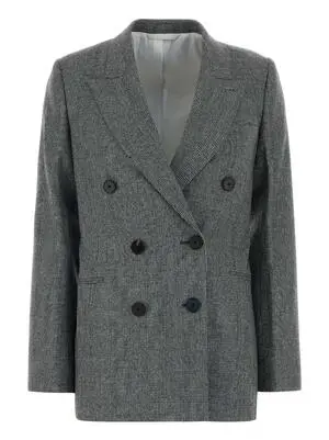 GIVENCHY Givenchy Embroidered Wool Flannel Blazer