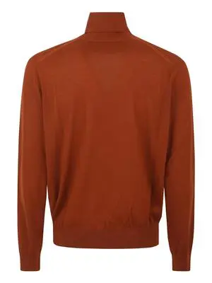 Saint Laurent Saint Laurent Turtleneck Sweater Brique