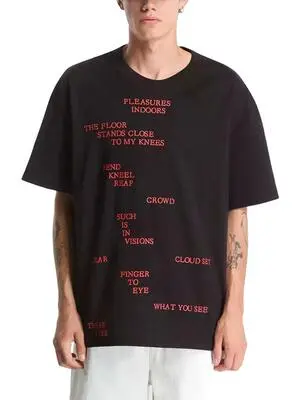 PLEASURES Indoors T-shirt - Black