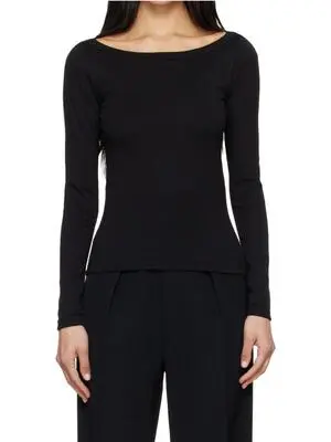 FLORE FLORE Steffi Long-sleeve T-shirt - Black