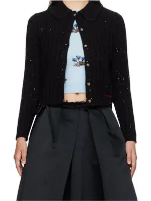 SHUSHU/TONG Sequin-embellished Cardigan