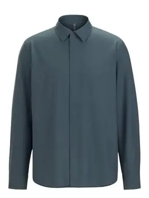 Veilance Long-sleeved Shirt - Neptune