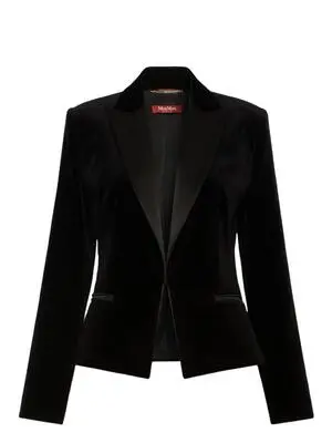 Max Mara Long-sleeved Tailcoat - Black