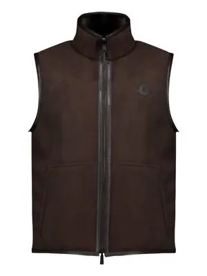 Moncler Rysfen Reversible Down Vest - Brown