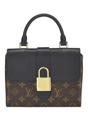 LOUIS VUITTON Monogram Canvas Locky - Black