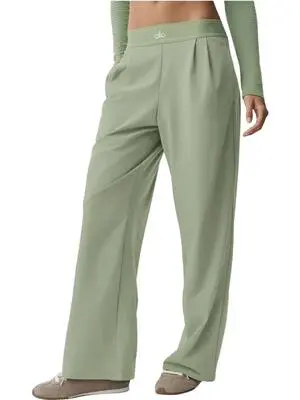 Alo Yoga Suit Up Trouser Regular - Dune Grass
