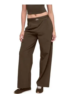 Alo Yoga Suit Up Trouser Regular - Espresso