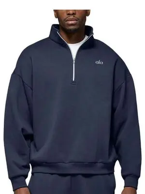 Alo Yoga Alo Accolade 1/4 Zip Pullover 'navy' Navy