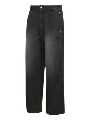 Adidas Street Denim Pant Asia Sizing - Black