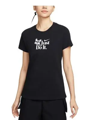Nike Sports Casual Short-sleeve T-shirt - Black