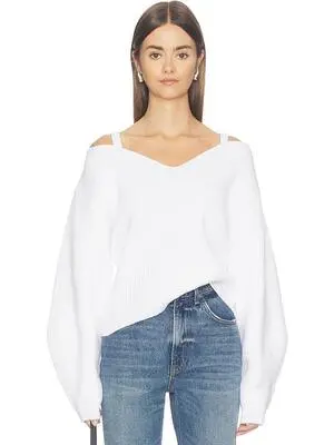 Lna Ezra Sweater - White