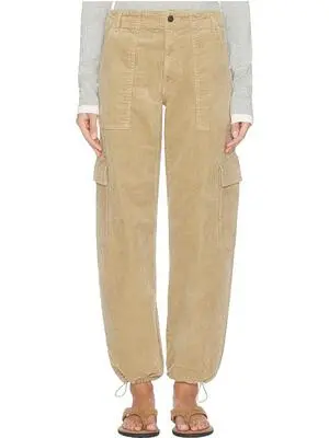 PISTOLA Honor Utility Cord Cargo Jeans In Tan - Camel