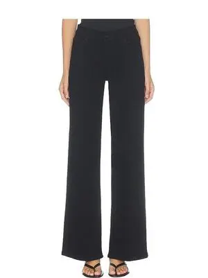 FRAME Frame Low Rise Le Slim Palazzo Jeans In Black.