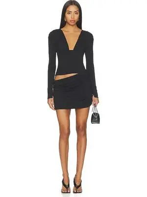 BENNI Benni Agnes Mini Dress In Black.
