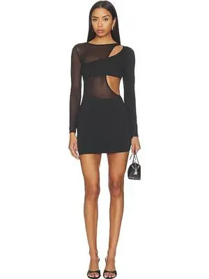OW Kari Mini Dress - Black