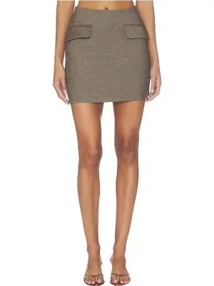 FAVORITE DAUGHTER Favorite Daughter The Night Class Skort In Brown.
