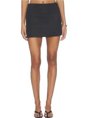 MORE TO COME Francesca Mini Skirt - Black