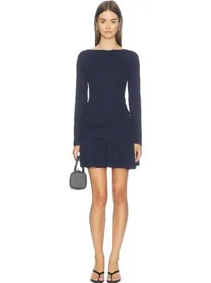 ASTR THE LABEL Astr The Label Cora Dress In Navy.