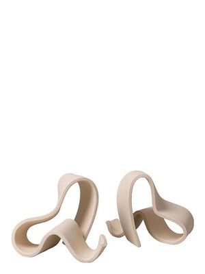 SIN Fettu Bookends Set Of 2 In Cream - Bone