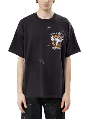 DOMREBEL Graphic-print T-shirt - Black