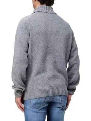 SEBAGO Ribbed Shawl-collar Sweater - Grey