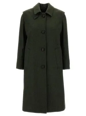 SCHNEIDERS Lena Cappotto Loden Lungo - Verde