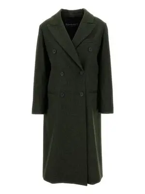 SCHNEIDERS Bella Cappotto Lungo Loden - Verde