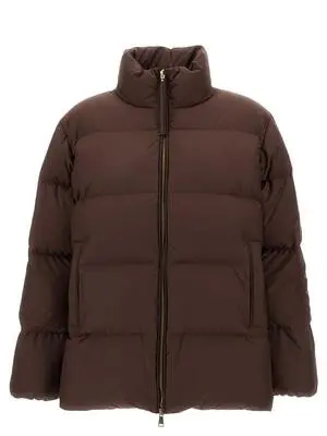Moncler Piumino Corto Vivantesse - Marrone