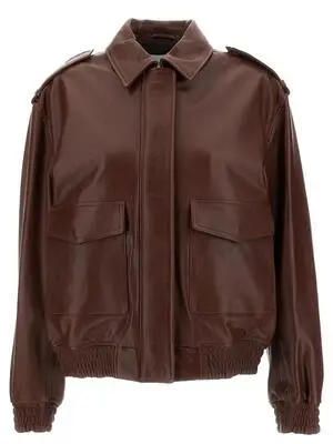 ARMA GIACCA IN PELLE ASTRA VEGETAL Marrone