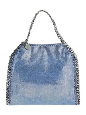 Stella McCartney BORSA FALABELLA MINI TOTE ECO SHINY DOTTED CHAMOIS Azzurro