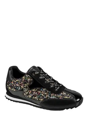 Karl Lagerfeld Paris Arwen Lace Up Sneaker - Multi/black