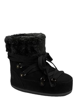 Karl Lagerfeld Paris Prynn Faux Fur Bootie - Black