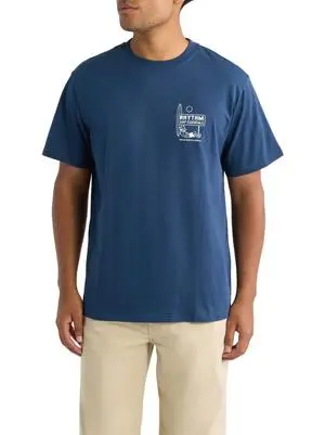 RHYTHM Siesta Cotton Graphic T-shirt - Navy