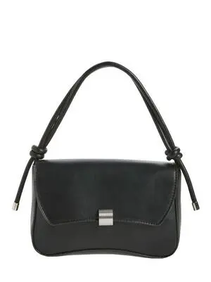 Bp. Faux Leather Foldover Mini Bag - Black