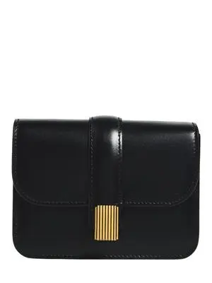 Khaite Blake Nano Leather Shoulder Bag - Black