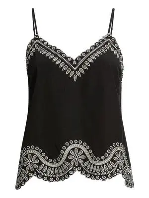 A.REN Isaly Eyelet Embroidered Camisole