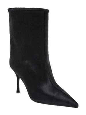 Jeffrey Campbell Raqib Genuine Calf Hair & Leather Bootie Black