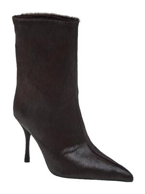 Jeffrey Campbell Raqib Genuine Calf Hair & Leather Bootie Coffee