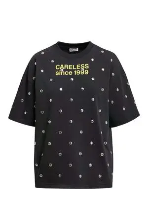 Essentiel Antwerp Kourse Stud-embellished T-shirt - Black