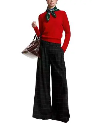 Essentiel Antwerp Kash Ribbed-trim Sweater - Red