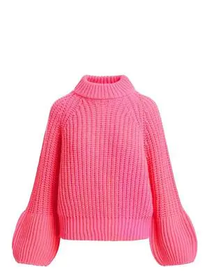 Essentiel Antwerp Kristian Chunky-knit Turtleneck Sweater - Pink