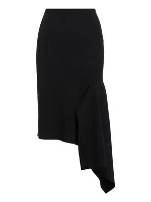 ESSENTIEL ANTWERP Asymmetric Ruffled Midi Skirt