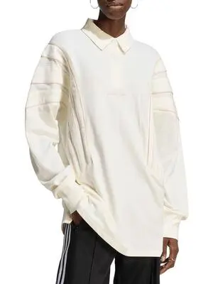 Adidas Santiago Long Sleeve Tee - Off White