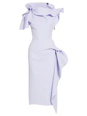 Maticevski Circulate Midi Dress - Purple