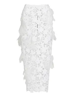 Maticevski Evergreen Pencil Skirt - White