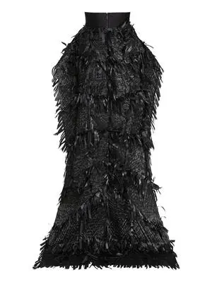 Maticevski The Web Silk Maxi Skirt - Black