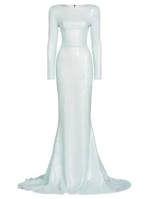 Maticevski Designate Sequined Gown - Turquoise