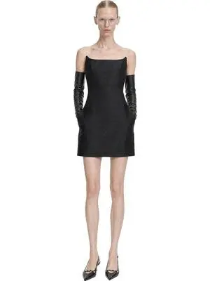 Balenciaga Bustier Mini Dress - Black
