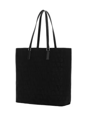 Valentino Garavani Valentino Garavani Toile Iconographe Tote Handbag Black